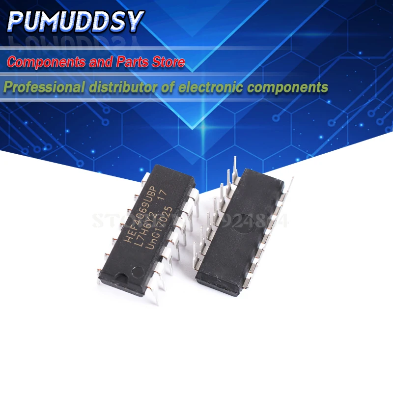 10PCS HEF4069UBP HEF4069 DIP14 new and IC|Integrated Circuits| - AliExpress