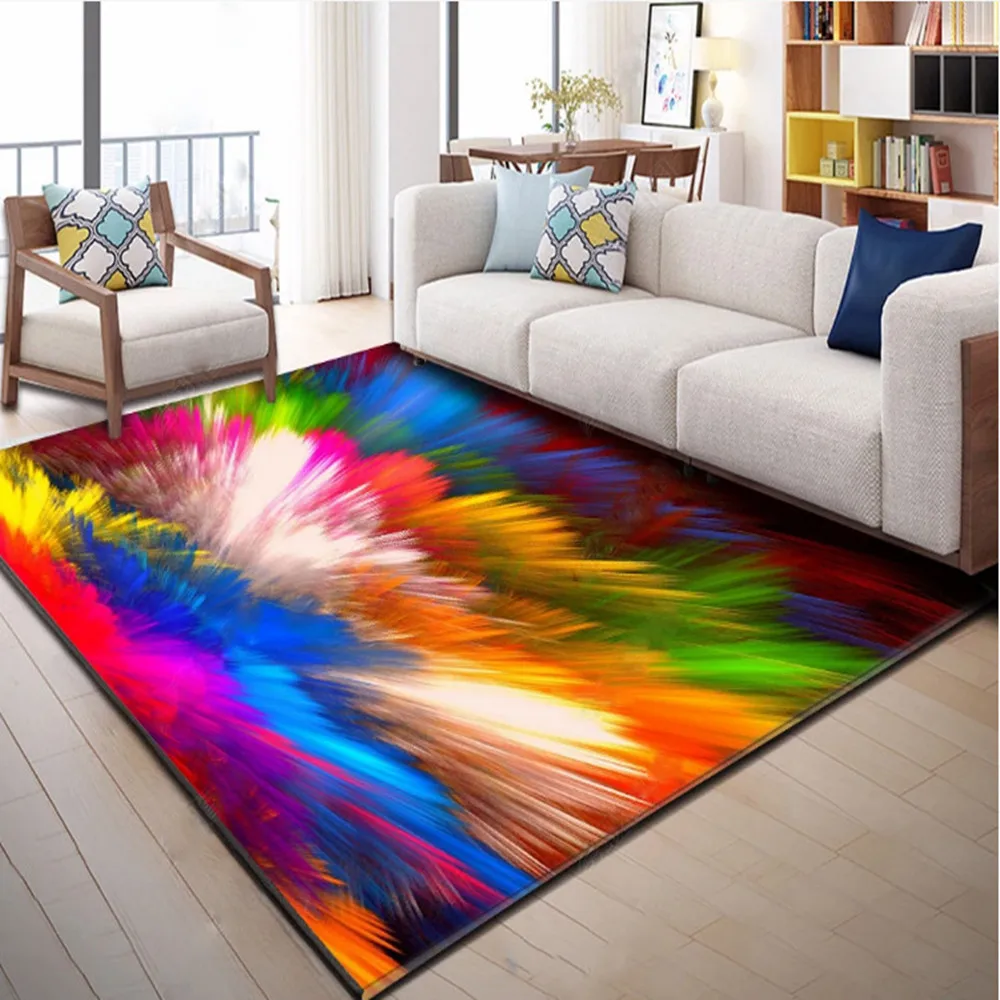 Colorful Living Room Rugs
