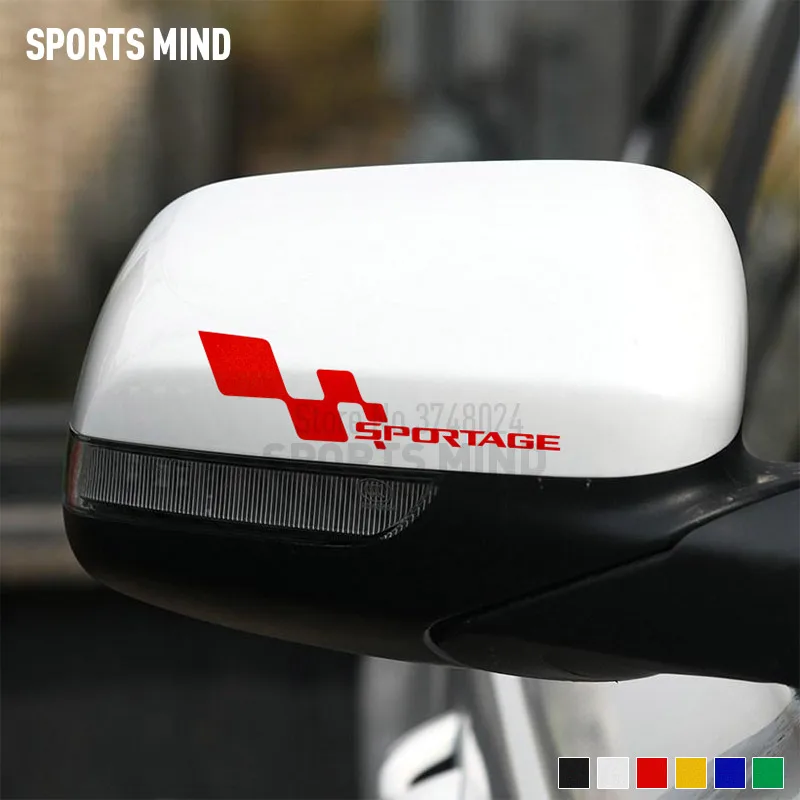1 Pair Vinyl Car-styling For Kia Sportage 3 2018 Accessories Rear View ...