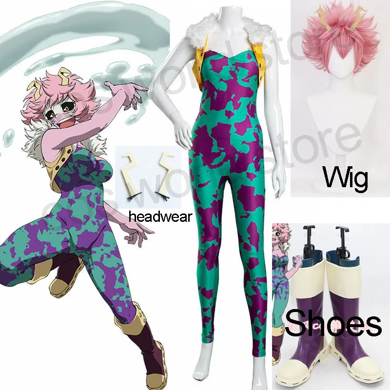 Hero Academia Mina Cosplay | Hero Academia Mina Costume | Mina Ashido ...