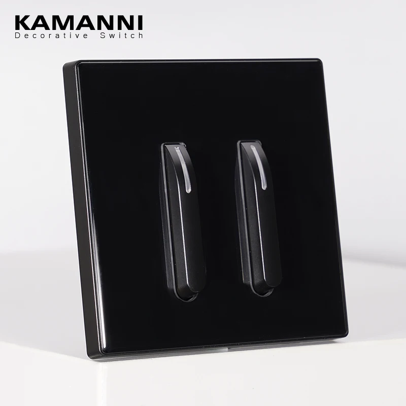 KAMANNI-Luxury-Light-Switch-LED-Indicator-Crystal-Tempered-Glass-Piano ...