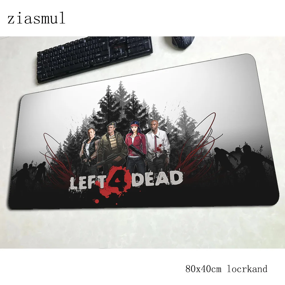 Left 4 Dead mouse pad 800x400x3mm mats locked edge Computer mouse mat ...