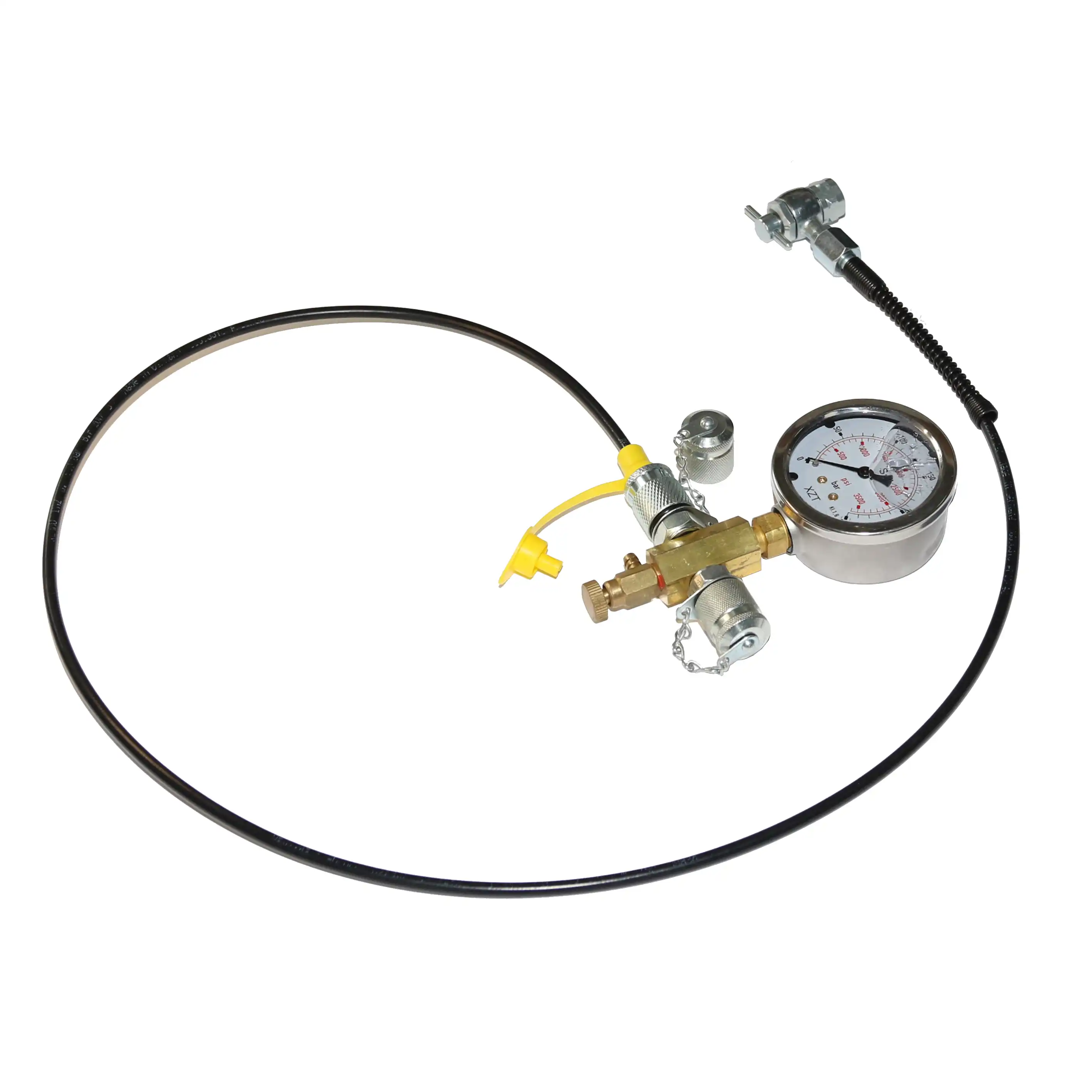 XZT S4 Aircraft Aviation Tools Schrader Nitrogen Gas Pressure Test kit ...