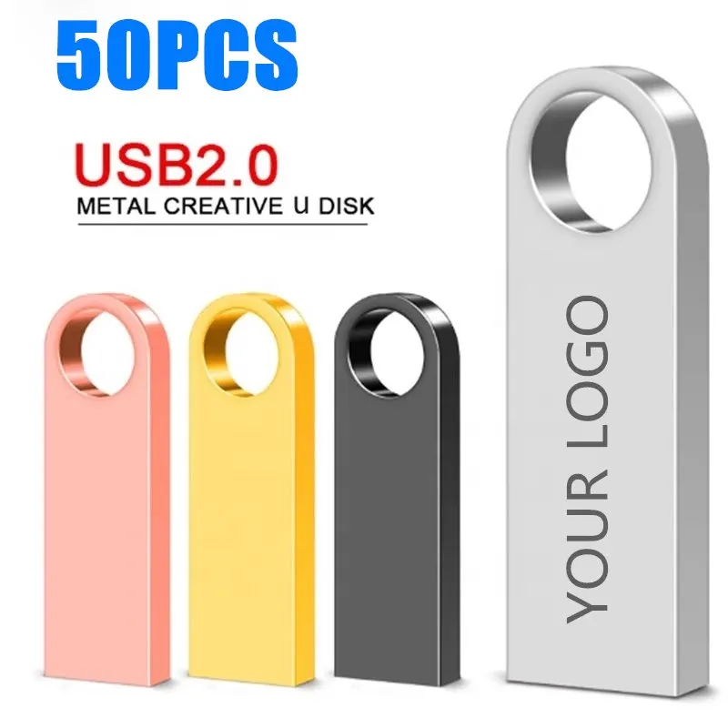 50pcs/lot Metal 3.0 Usb Flash Drive Pendrive 1gb 2gb 4gb 8gb 16gb Usb ...