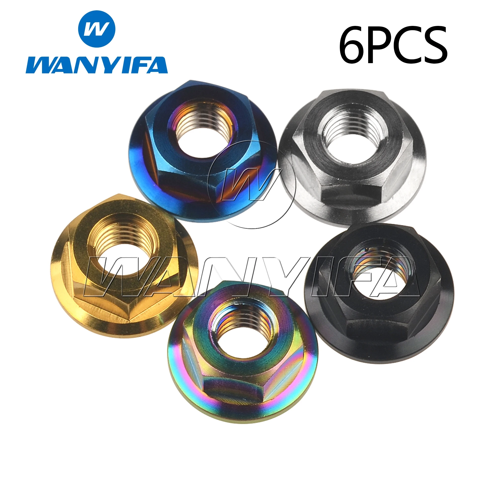 Titanium Nuts Flange M8 | M6 Titanium Nuts | M6 Titanium Hex - Nut M6 ...