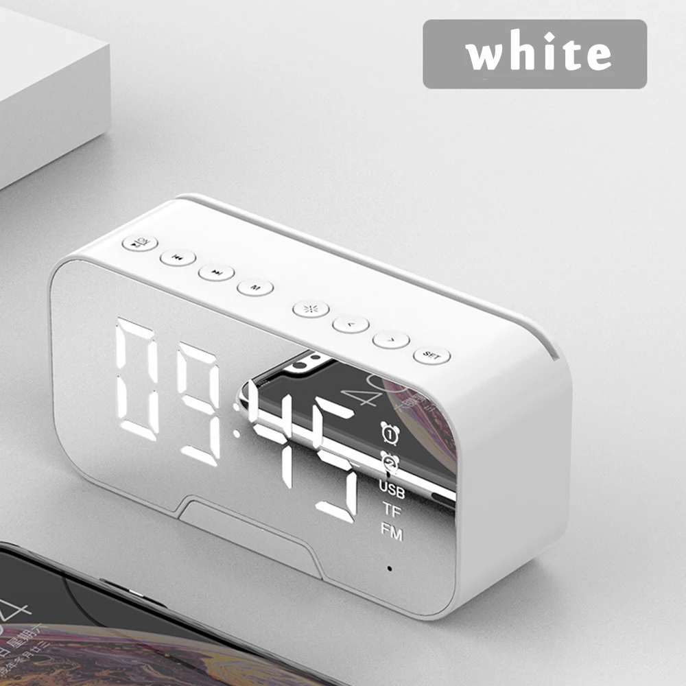 Multifunction-Alarm-Clock-Mirror-LED-Alarm-Clock-Multifunction-Wireless ...