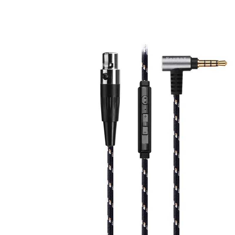 OCC-Nylon-audio-cable-with-mic-For-Beyerdynamic-DT1990-PRO-DT1770-PRO ...