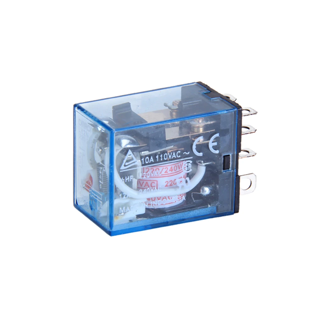 10A 240V / 10A 28V 2NO 2NC LY2NJ LY2N-J Led Lamp DPDT Coil Power Relay