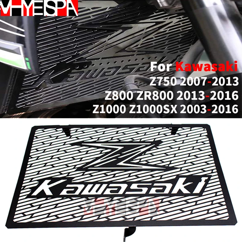 Motorcycle-Radiator-Grille-Guard-Gill-Stainless-Steel-Cover-Protector ...
