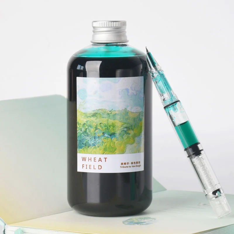 Large-Bottle-300-500ml-Fountain-Pen-Non-Carbon-Color-Ink-Dip-Pen ...