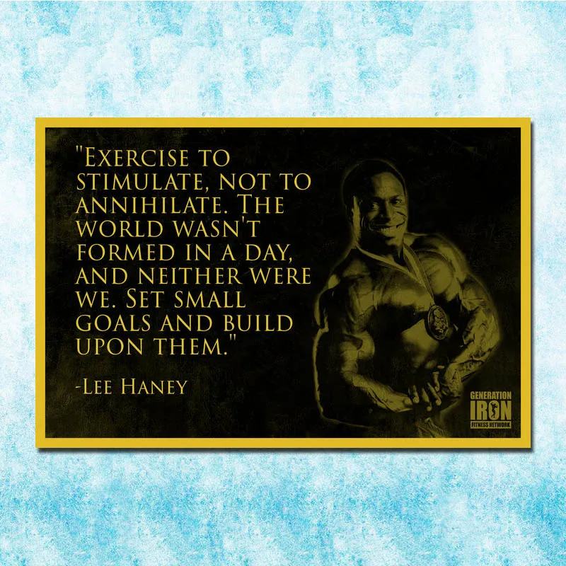 Vintage Strong Men Bodybuilding Muscle Posters Art Silk Poster Canvas ...