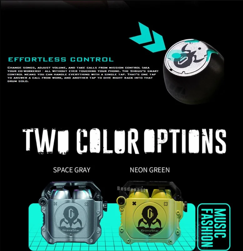 Gravastar gravity planet p7 auriculares inalámbricos bluetooth KUMI ...