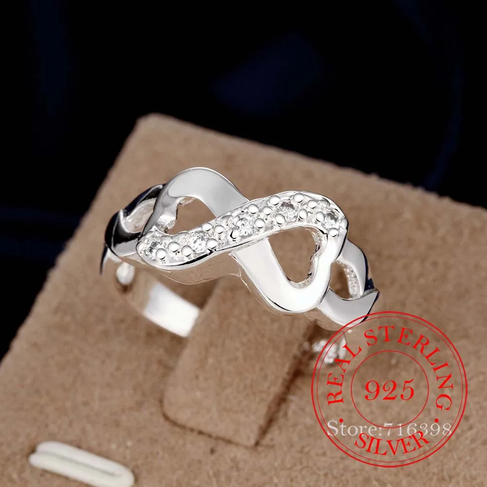 Unisilver Couple Rings Infinity