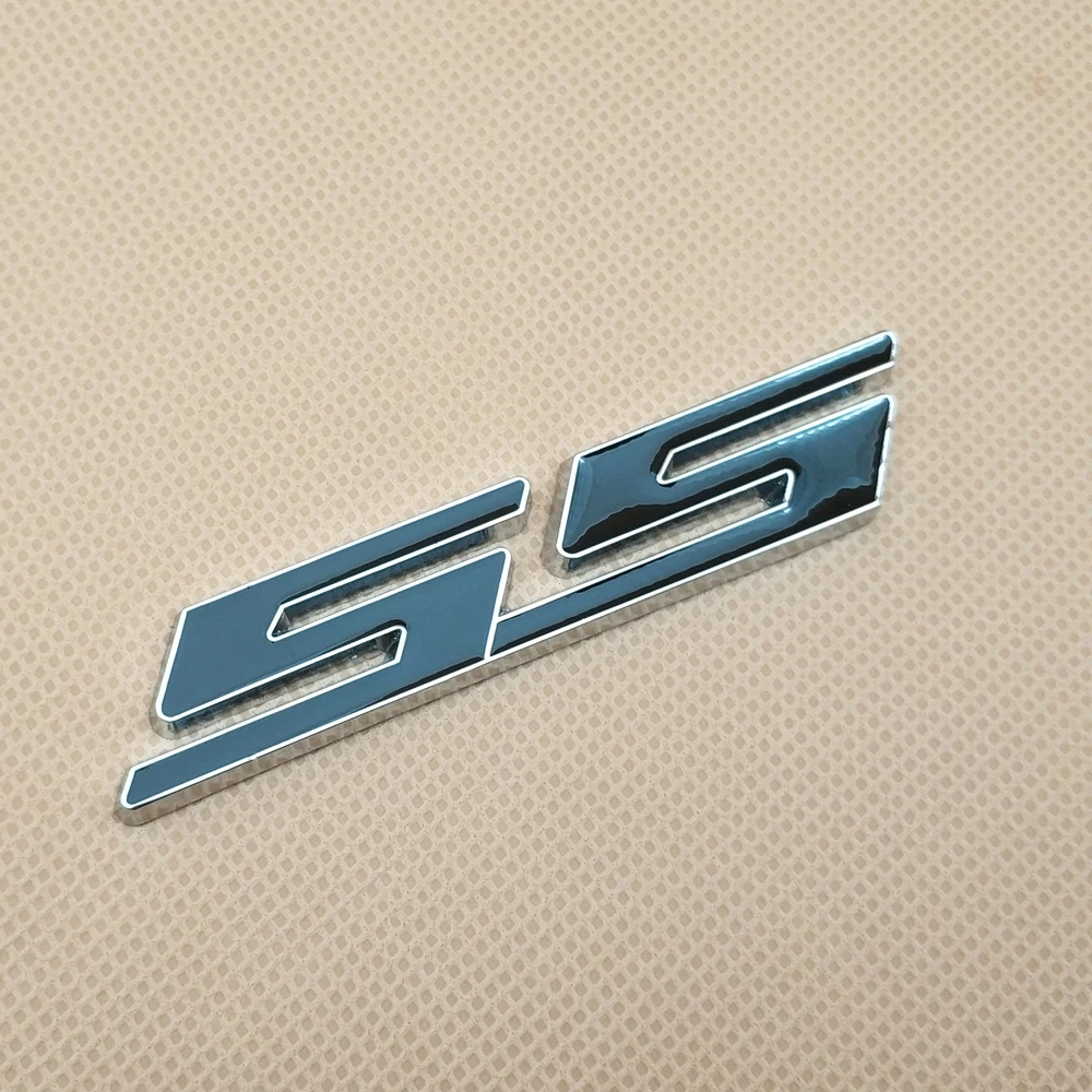 Car Styling Metal SS Letter Auto Emblem Sticker Trunk Lid Fender Badge ...