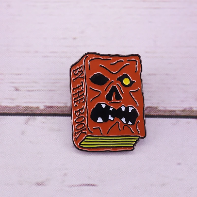 Evil Dead Book Necronomicon Book Of The Dead Pin Badge - Brooches ...