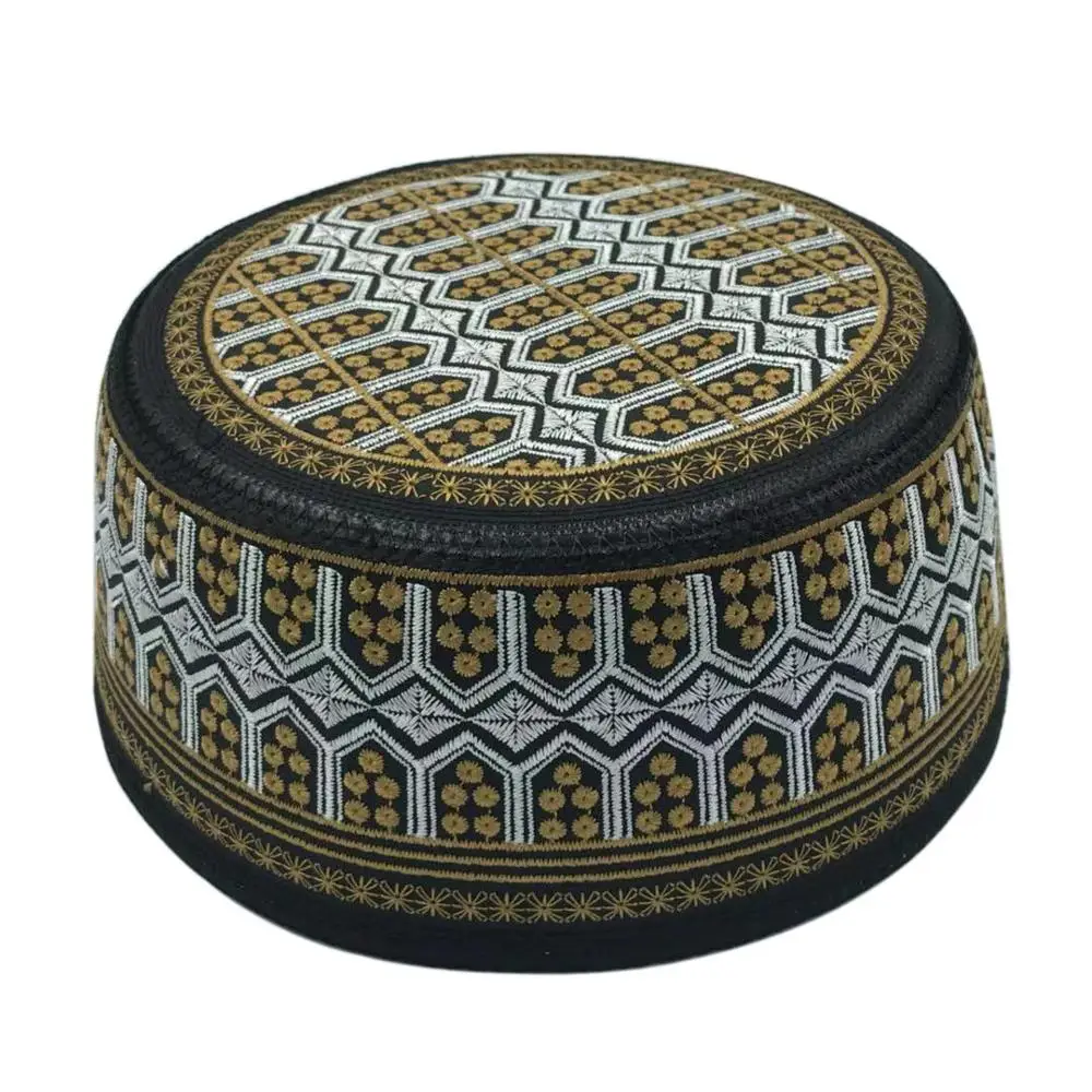 Chapeau musulman avec broderie kippa pour hommes, musulman, islamique ...