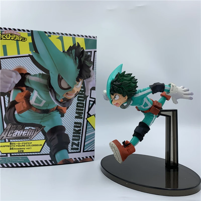 Izuku Midoriya Deku Running Ver. 7th Fighting Coat PVC Action Figure My ...