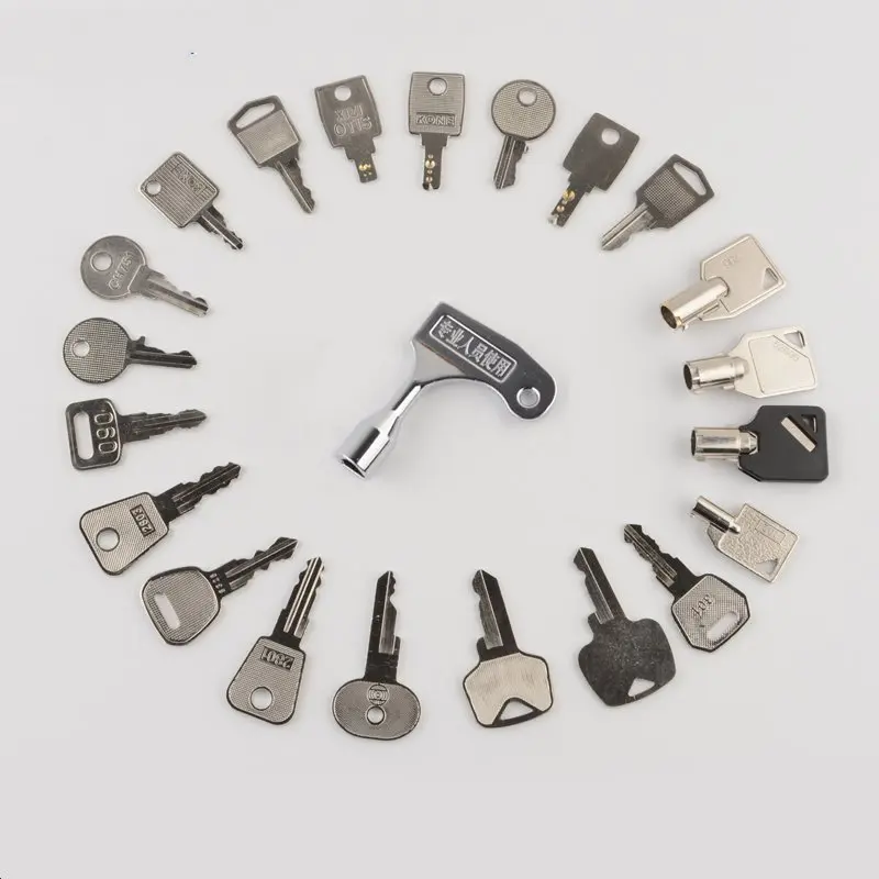 3pcs Elevator Key for Lift Triangle Key Base Station Lock Control Box ...