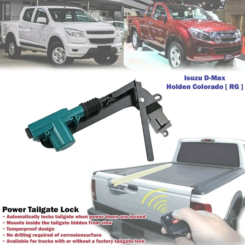 Car 12V 2 Wire Power Door Lock Actuator Power Tailgate Lock for ISUZU D ...