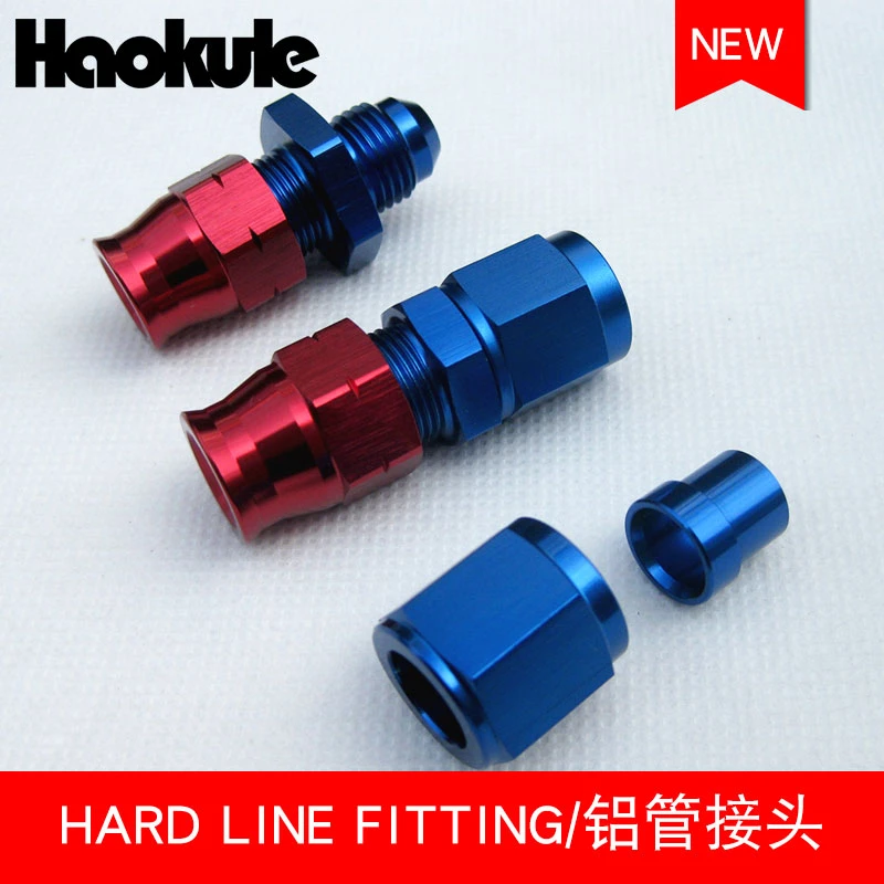 PERFORMANCE 6AN AN6 TUBE NUTS / 3/8'' Hardline hard Tube Nut and Sleeve ...