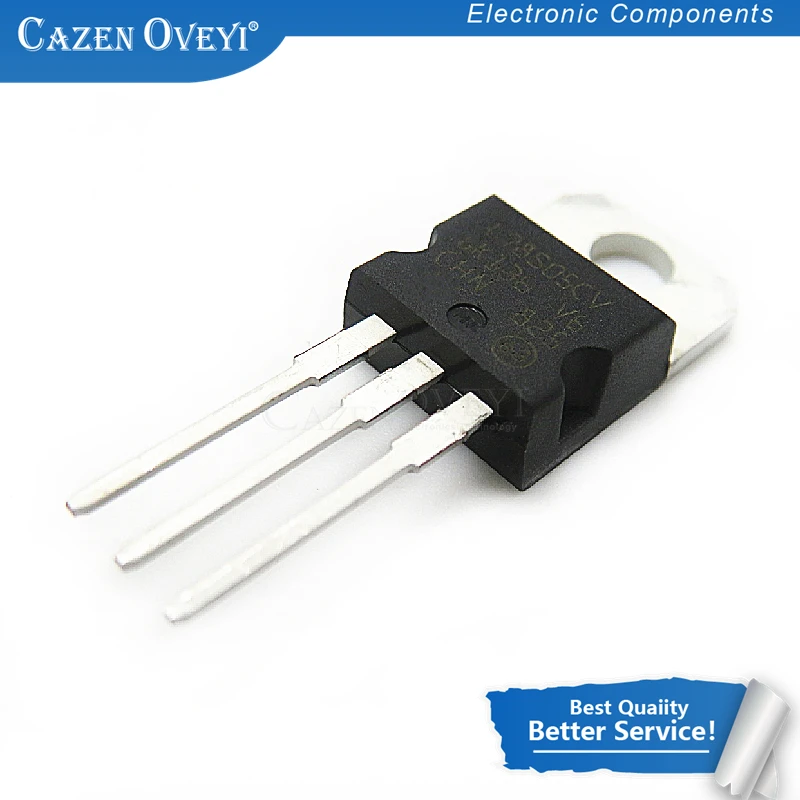10pcs/lot L78s05cv 78s05 Three-terminal Voltage Regulator Circuit 5v 2a ...