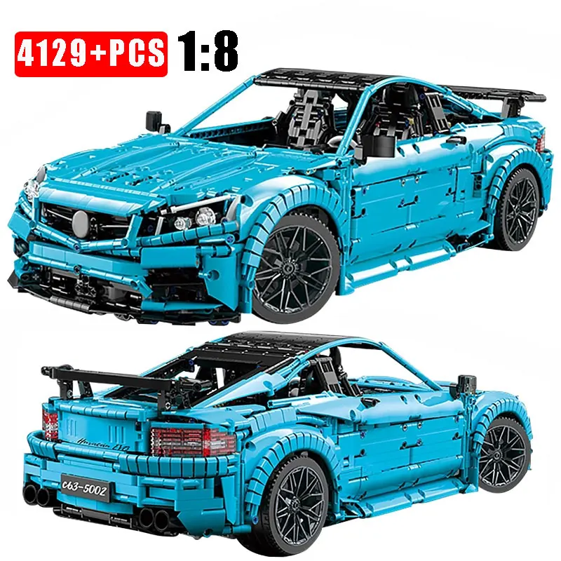 4129Pcs Technical Famous Sports Car C63 Building Blocks Moc Speed ...