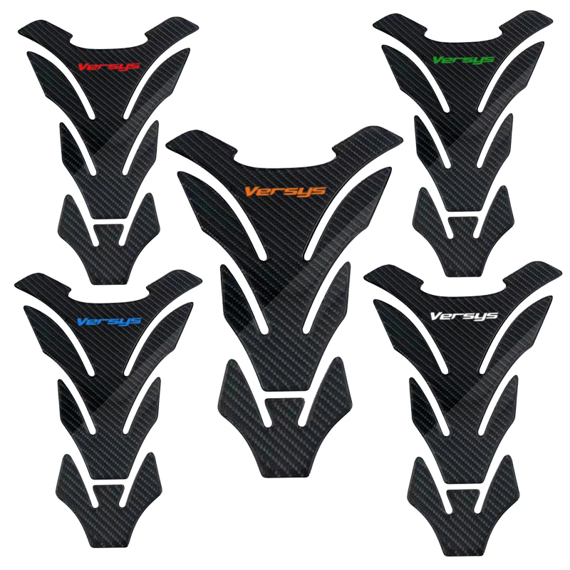 3D Carbon Fiber Motorcycle Fuel Tank Pad Cover Protector Decal Stickers ...