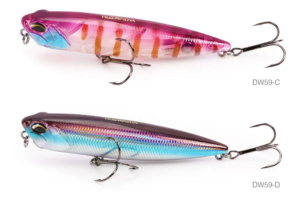 Pêche,leurre flottant rigide pour le lancer longue distance,appât artificiel idéal pour le bar ...