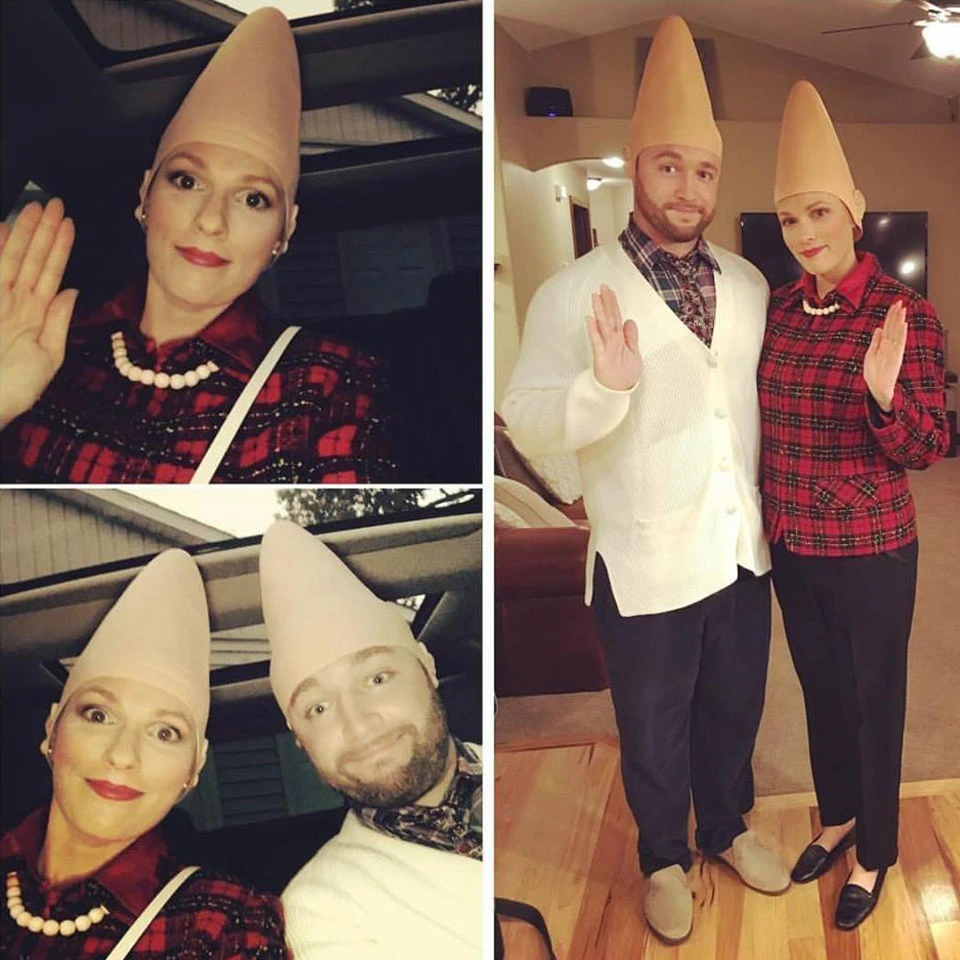 Coneheads Alien Latex Cap Masker Cosplay Ei Hoofd Conische Maskers Helm ...