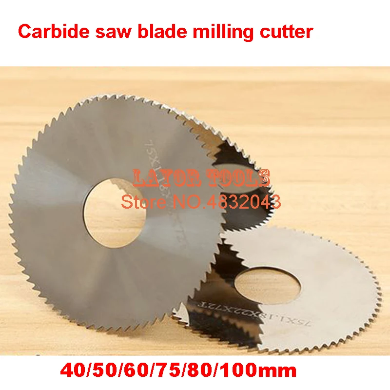 1PCS-40mm-50mm-60mm-75mm-80mm-100mm-carbide-milling-cutter-Slotting ...