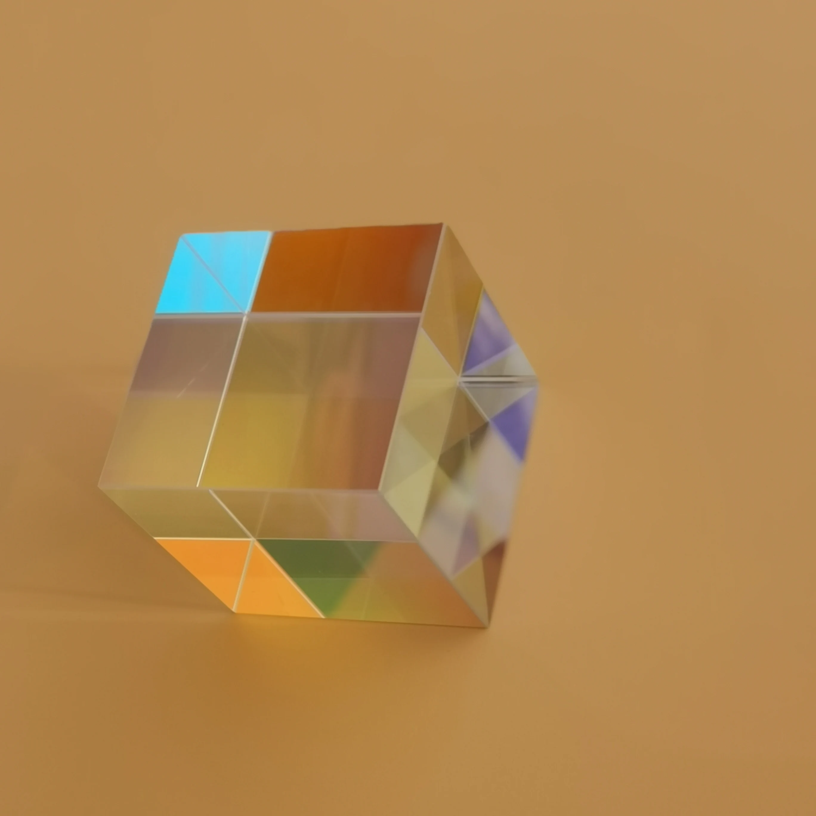 Color-Prism-Glass-Cube-Prisms-Dichroic-Prism-10Mm-6-Sided-Light-Optical ...