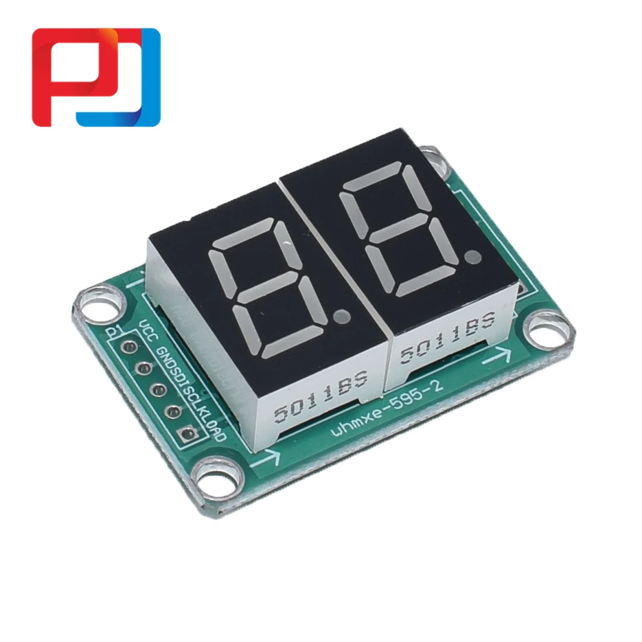 74hc595 Static Driving 2 Segment Digital Display Module Seamless Can ...