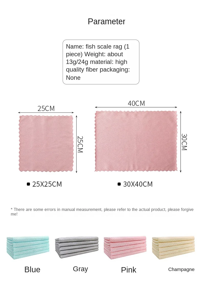 Torchons,Chiffon de nettoyage de cuisine en microfibre absorbant pour ...