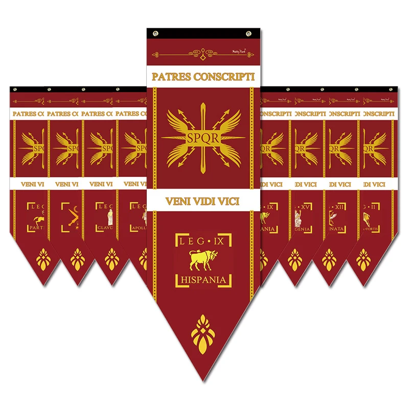 Roman Legionary Flag Spqr Rome Empire Legions War Banners House Room ...