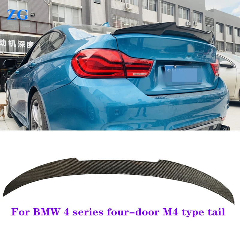 Carbon Fiber Rear Spoiler For Bmw 4-series Two-door M4 Type/four-door ...
