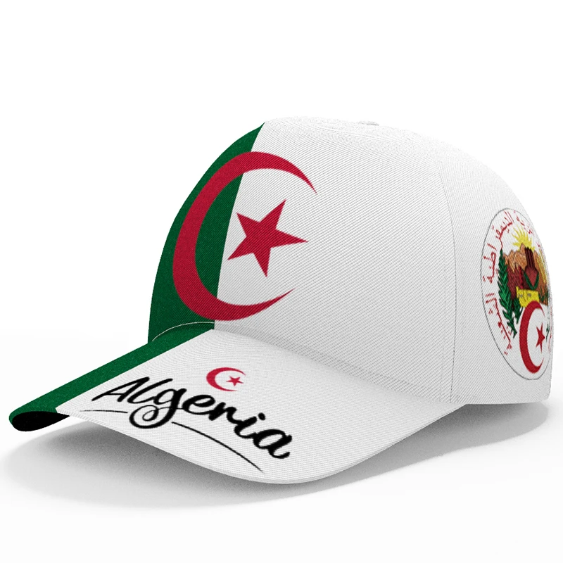 Algeria-Baseball-Cap-Free-Custom-Name-Number-Dza-Hat-Islam-Logo-Arabic ...