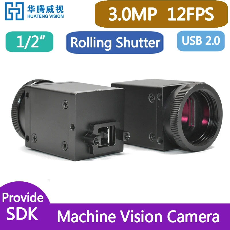 Usb2.0 3mp Color Machine Vision Digital Industrial Camera Rolling ...