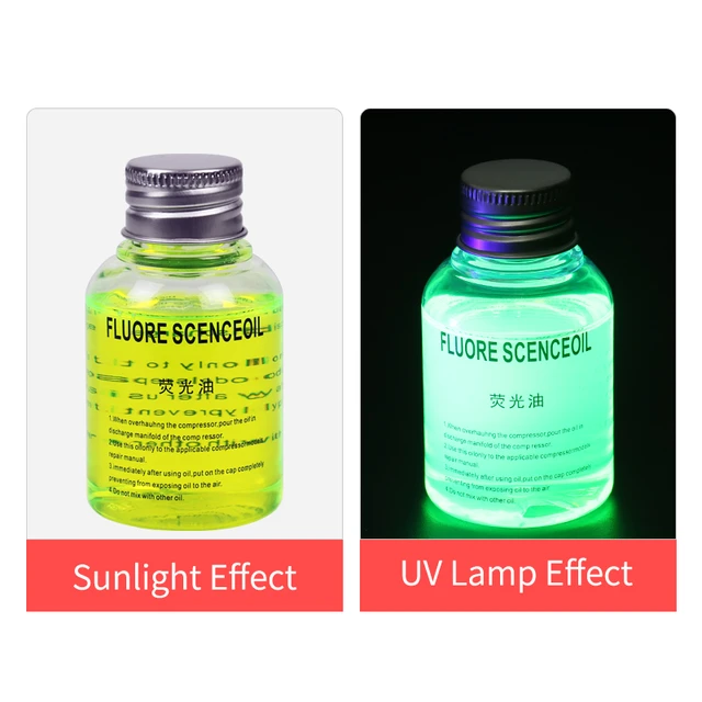 60ML UV Dye Fluorescent Oil Leak Detector Car A/C, 55% OFF