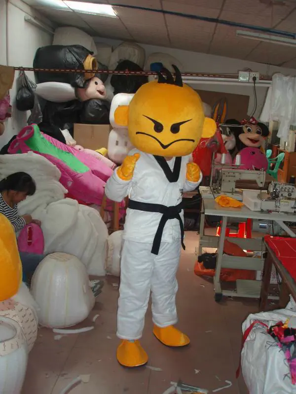 Kung Fu Boy Mascot Costumes Suits Outfits Cosplay Party Game Dress ...