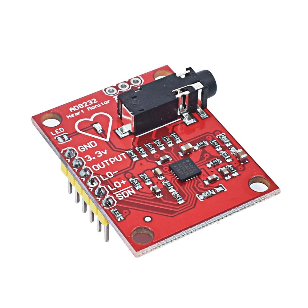 Módulo Wavgat-ecg Ad8232 Para Arduino Uno R3
