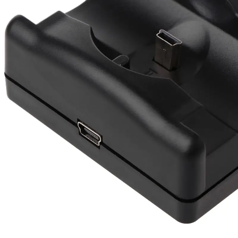 Black-Universal-USB-Powered-Dual-Double-Charger-Dock-Stand-Charging ...