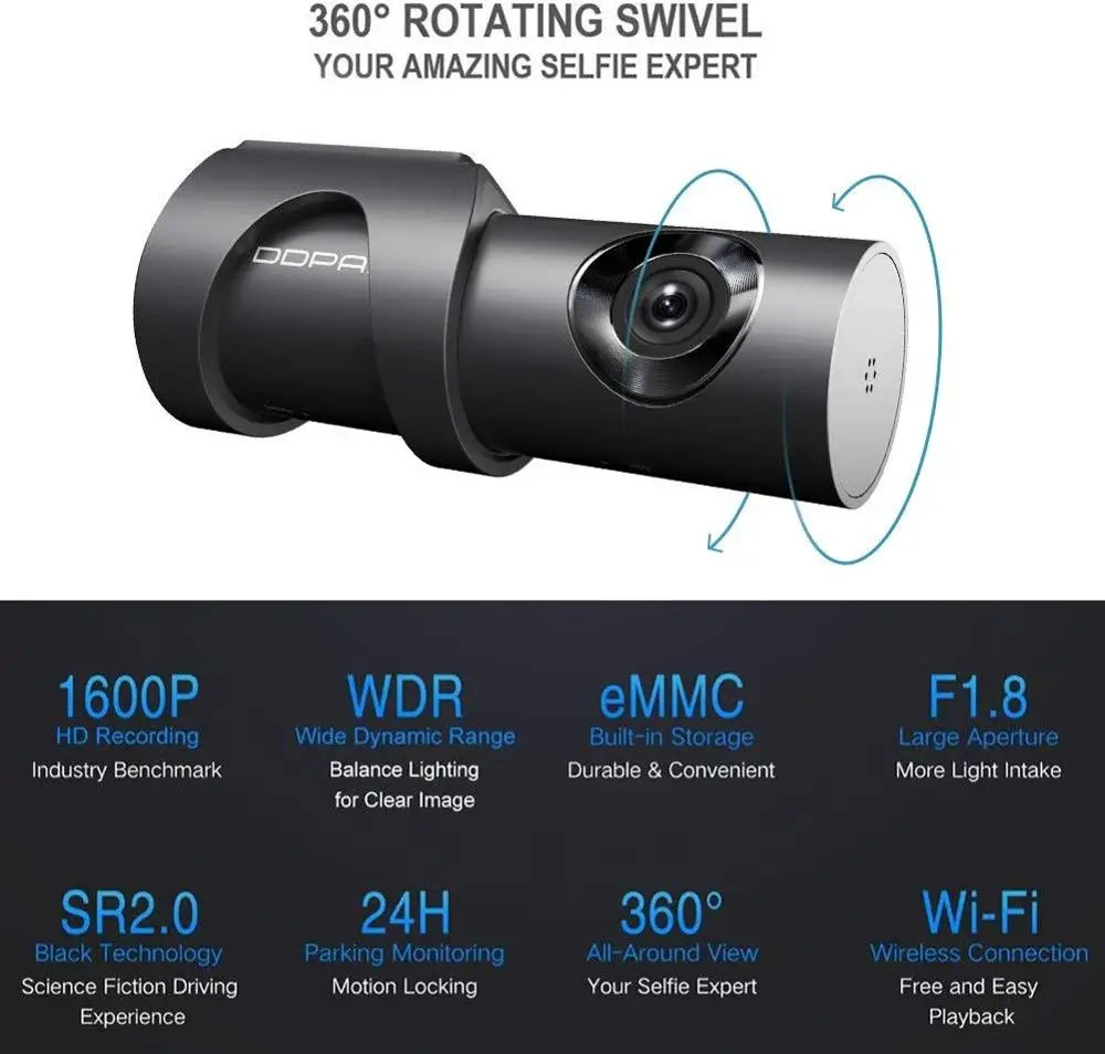 Xiaomi Mi Ddpai Mini Dash Cam — Xiaomi-pro.ru