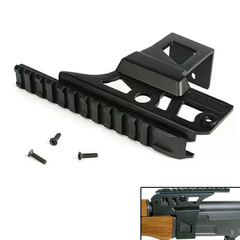 Hunting AK 47 Ris Rail Side Front Top Scope Flashlight Laser Red Dot ...