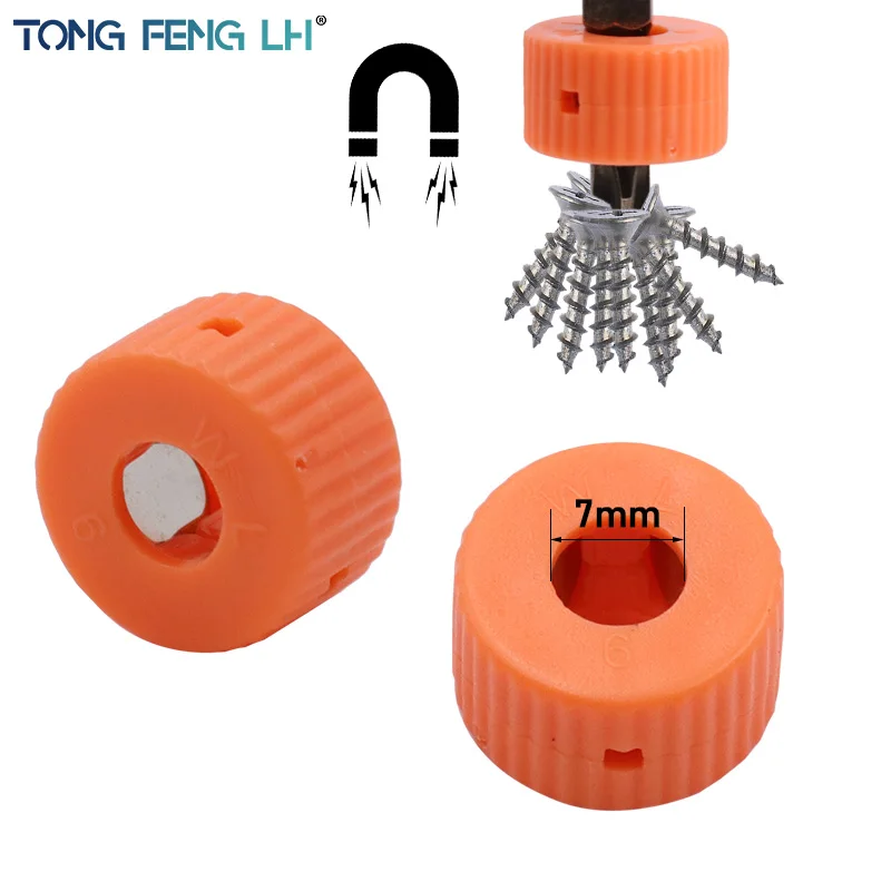 For-electric-screwdriver-bit-magnetic-ring-metal-strong-magnetizer ...