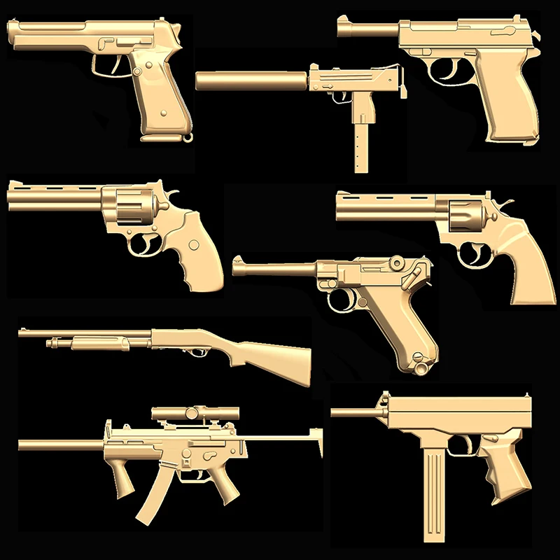 9pcs-set-STL-Model-Machine-Gun-3D-Model-for-CNC-Router-Aspire-Artcam-3D ...