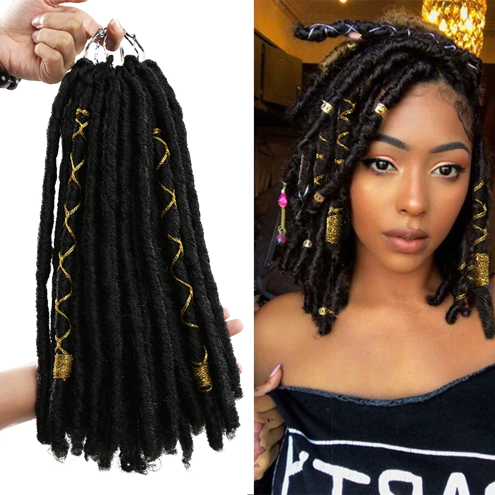 Crochet Hair Dreadlocks Faux Locs Braiding Hair Extensions Synthetic ...