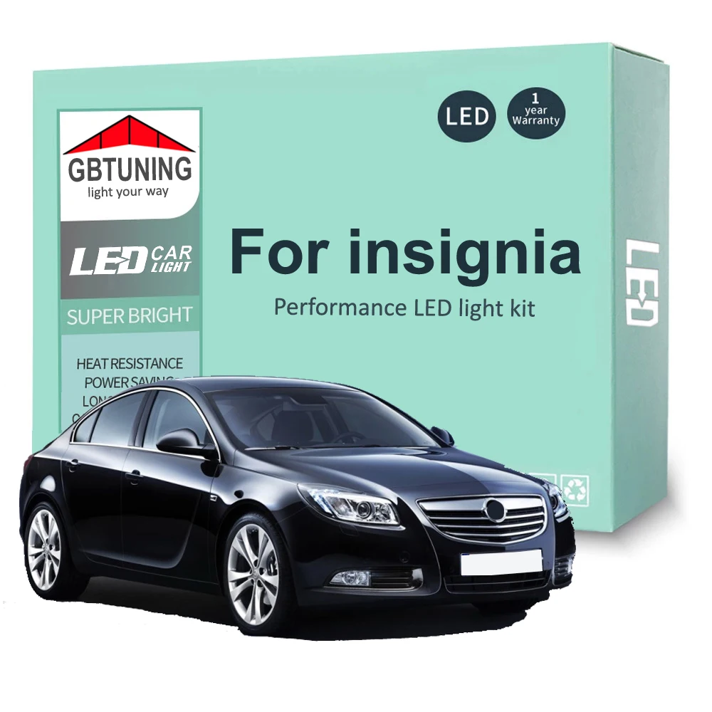 18Pcs LED Interior Light Bulb Kit For Vauxhall Opel Insignia A 2008 ...