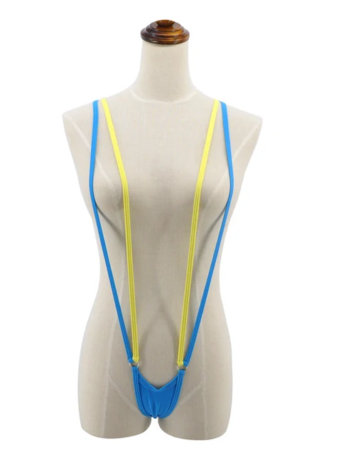 Sling Bikini G String Slingshot Micro Extreme String Bikinis Mini Monokini Teeny Swimsuit ...