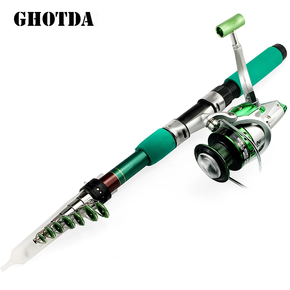 Telescopic Fishing Rod & Reel Combo - Easy Fishing Tackle
