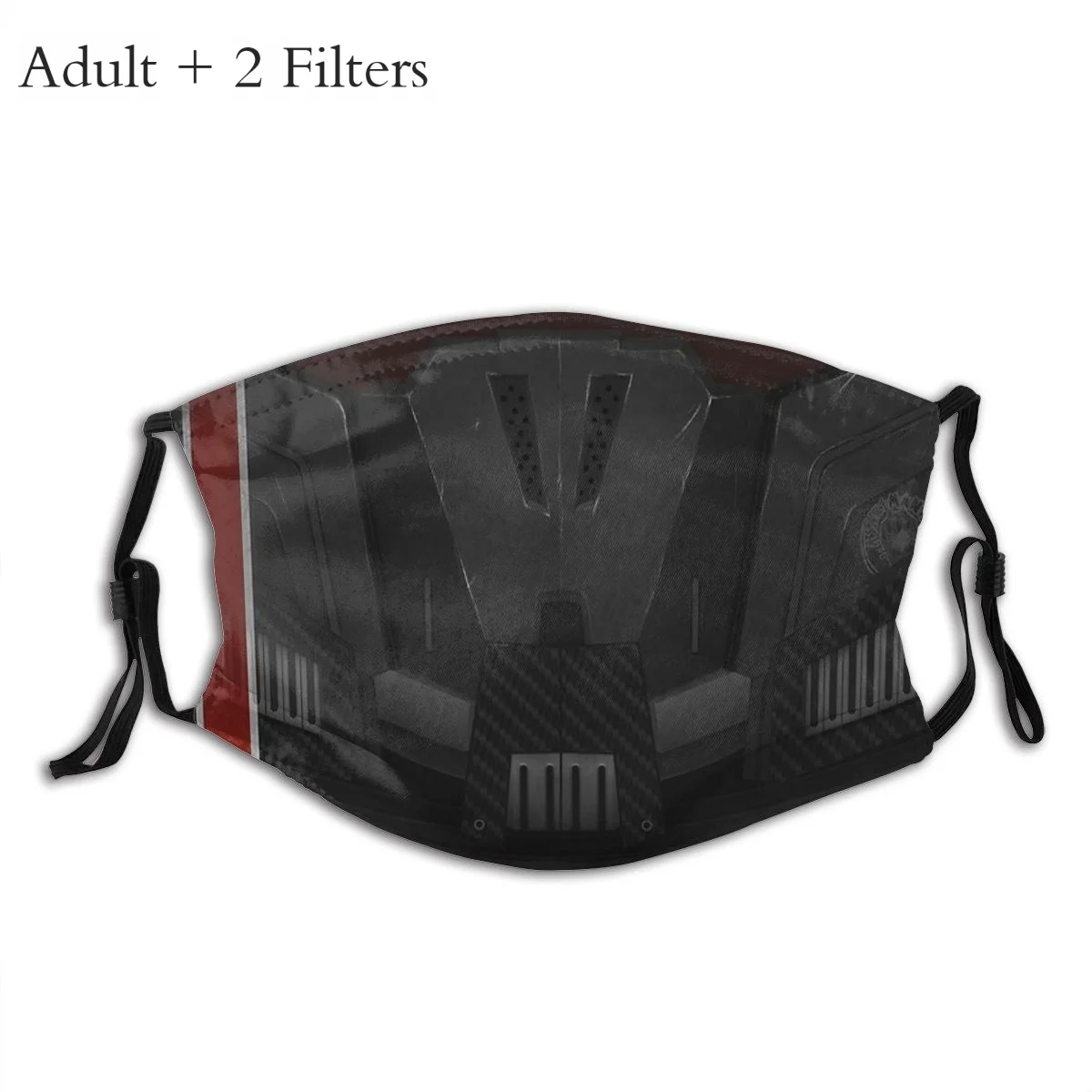 Commanders Washable Mouth Mask Mass Effect John Shepard Sci-Fi Action ...